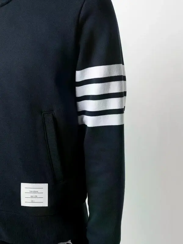 Thom Browne 4-bar Stripe Zip-up Sweatshirt