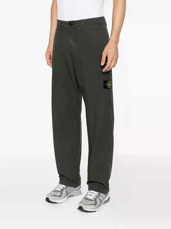 Stone Island Patch-pocket Trousers - Grey