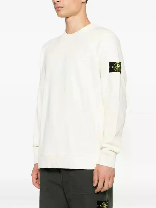Stone Island Patch-pocket Cotton Sweater
