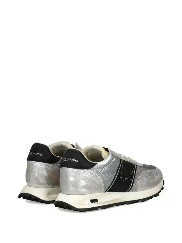 Philippe Model Tour Metallic Leather Sneakers