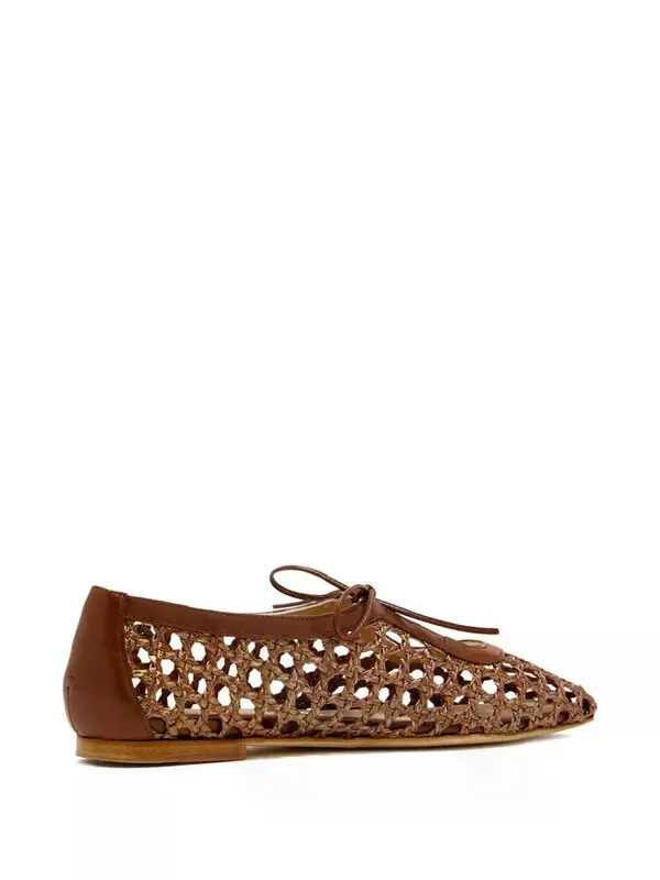 ANDREA GOMEZ Amelia Woven Ballet Flats