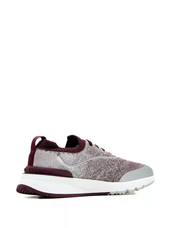 Brunello Cucinelli Knitted Trimmed Sneakers