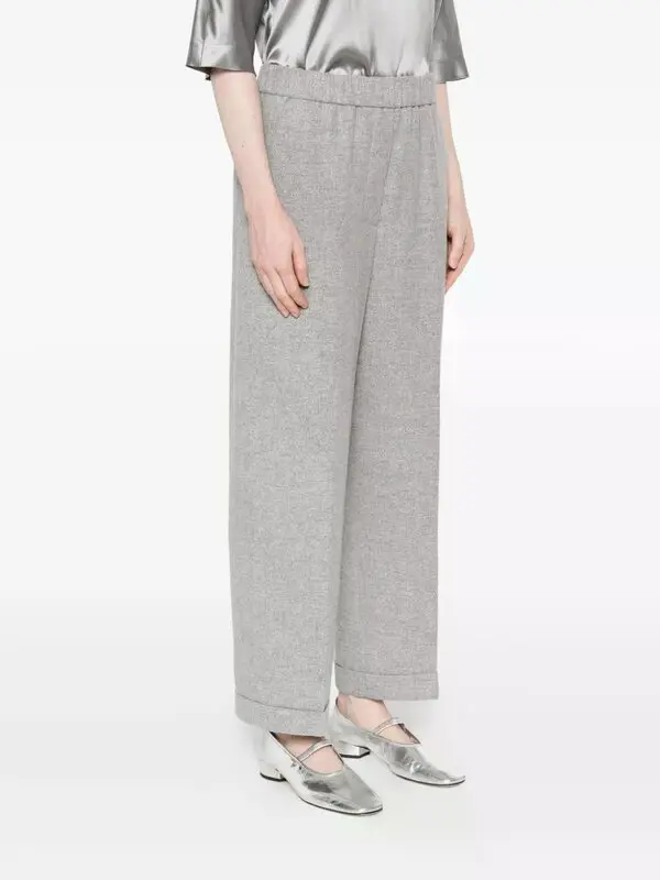 Peserico Elastic-waist Wool Trousers