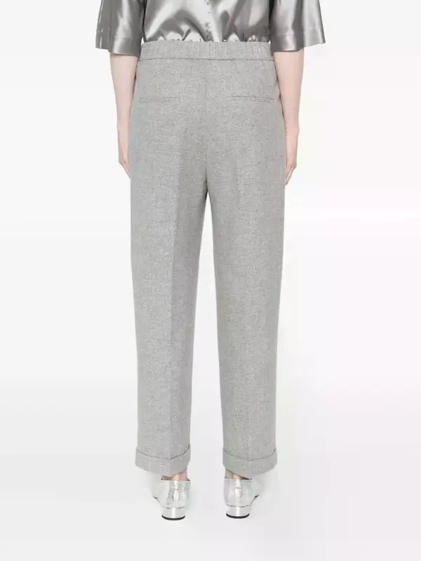 Peserico Elastic-waist Wool Trousers