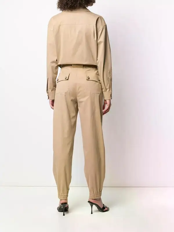 Dolce & Gabbana Logo Patch Belted Boiler Suit