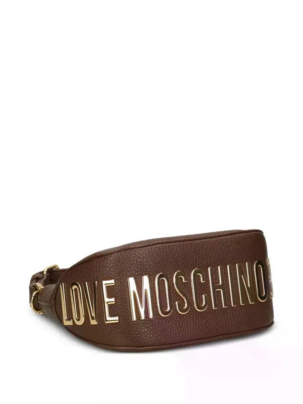 Moschino Logo Detail Shoulder Bag - Brown