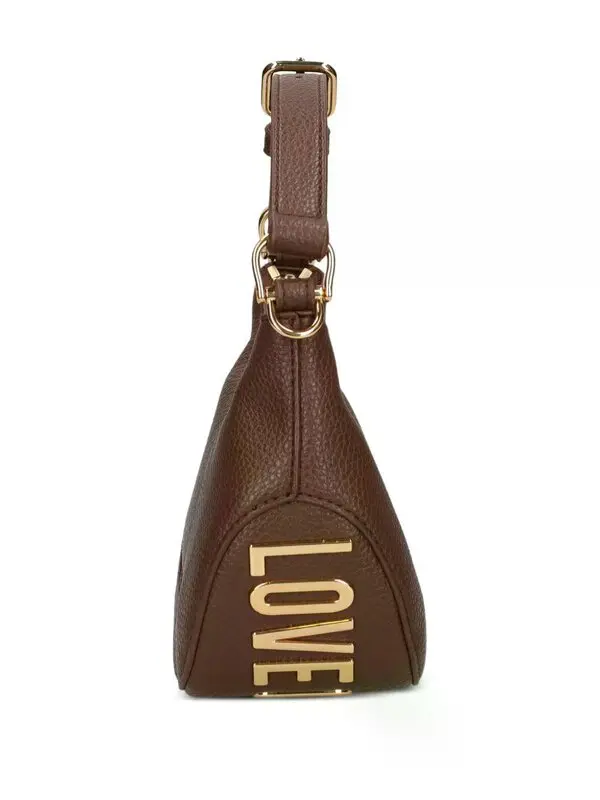 Moschino Logo Detail Shoulder Bag - Brown