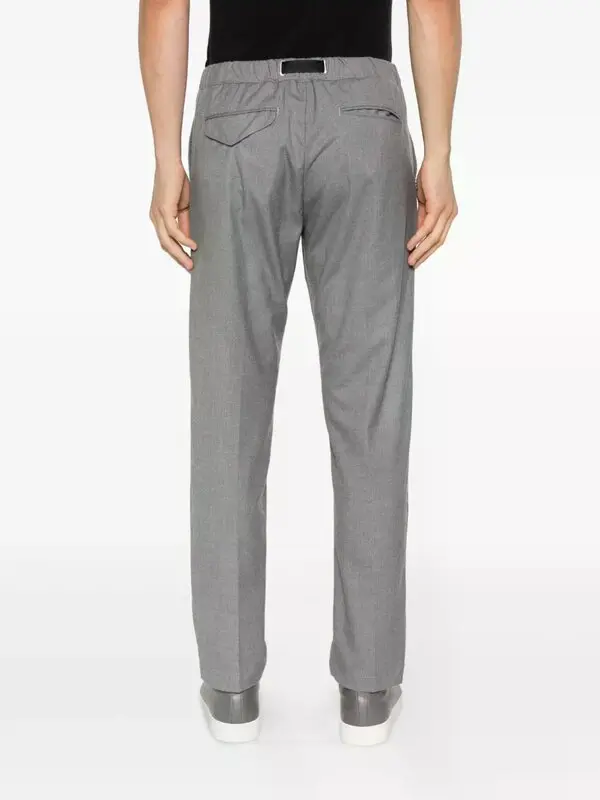 WHITE SAND Drawstring-waist Trousers - Grey