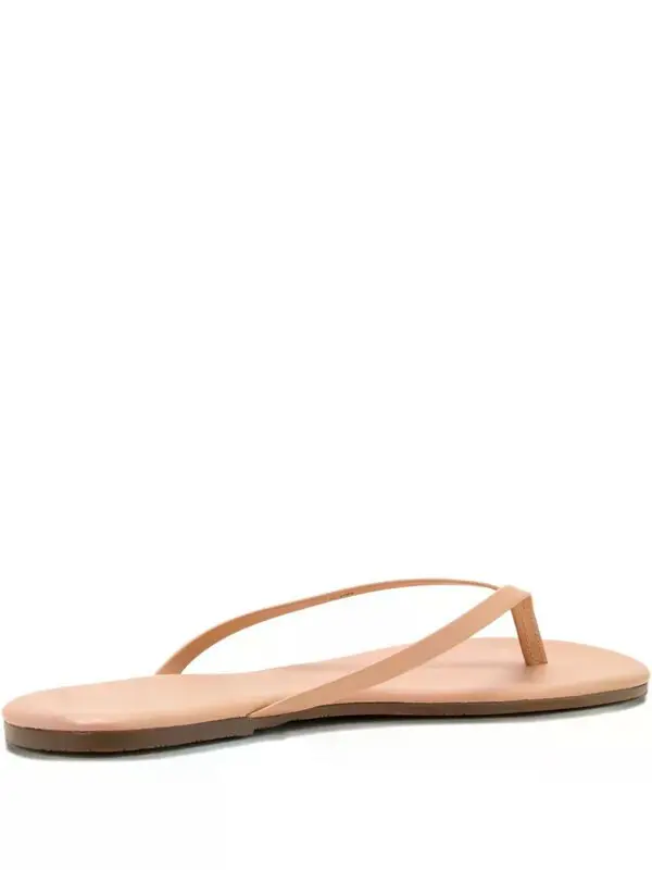 Tkees Lily Leather Thong Sandals - Neutrals