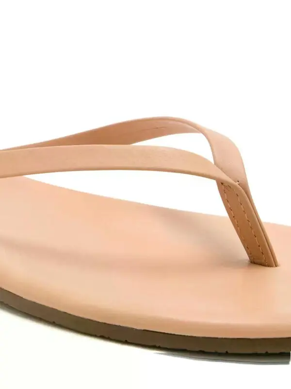 Tkees Lily Leather Thong Sandals - Neutrals