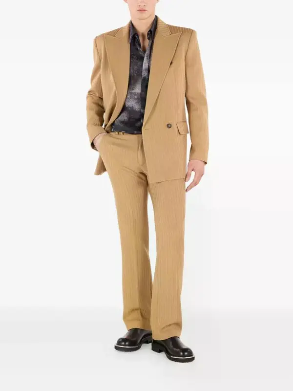 Roberto Cavalli Double-breasted Striped Blazer