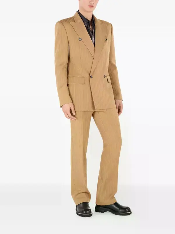 Roberto Cavalli Double-breasted Striped Blazer