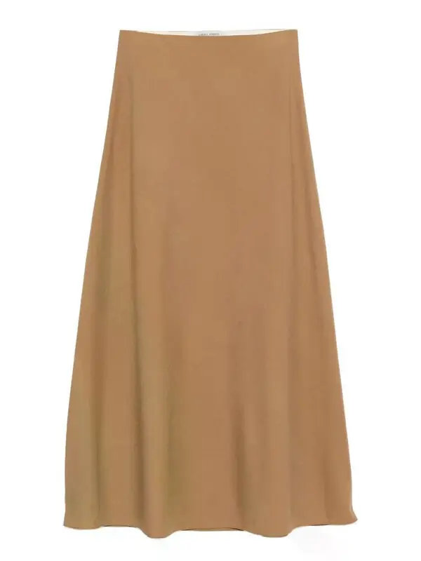 Alberta Ferretti High-waisted Midi Skirt