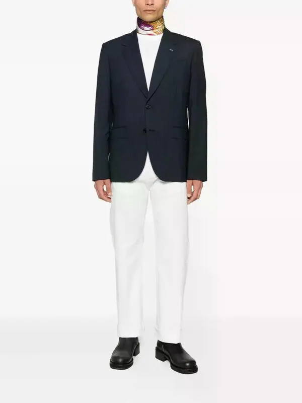 Givenchy Wool Blazer - Blue