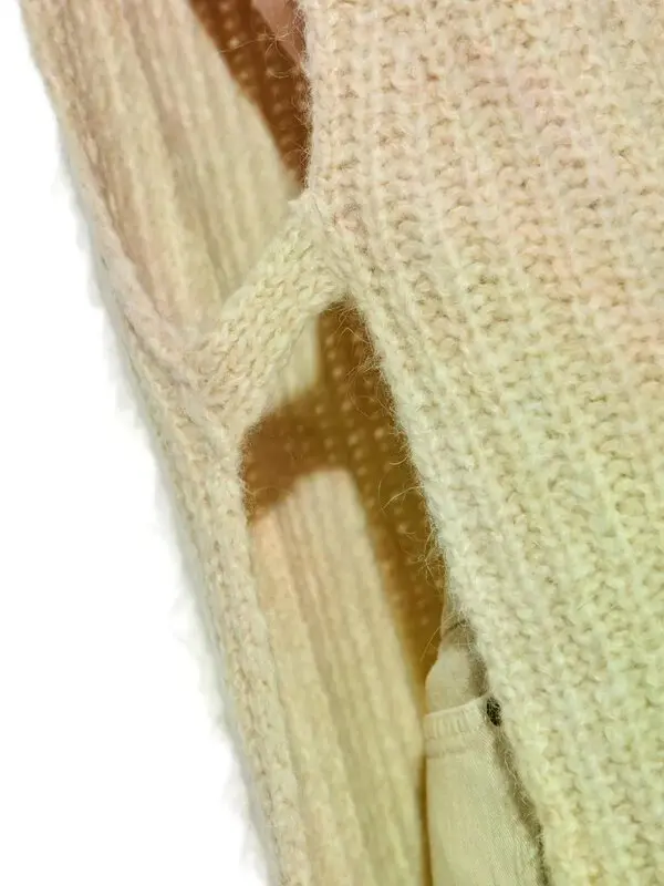 Isabel Marant Étoile Ribbed Knit Turtleneck Vest - Neutrals
