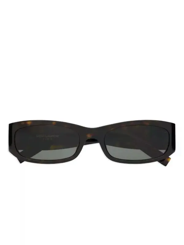 Saint Laurent Rectangle Sunglasses - Brown