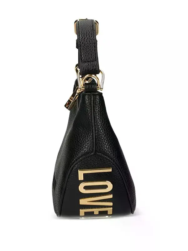 Moschino Logo-detail Shoulder Bag - Black