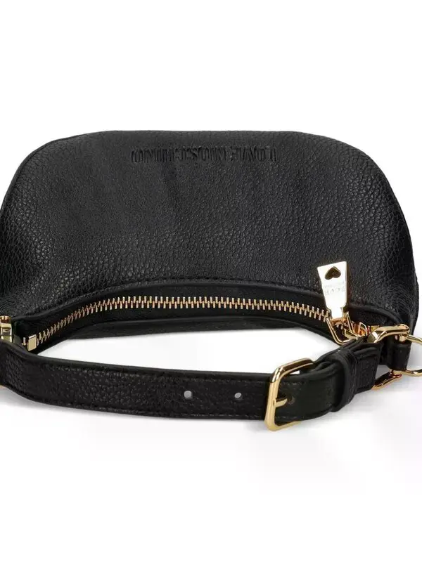 Moschino Logo-detail Shoulder Bag - Black