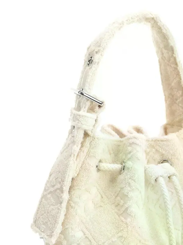 Tory Burch Cotton-blend Bucket Bag - Neutrals