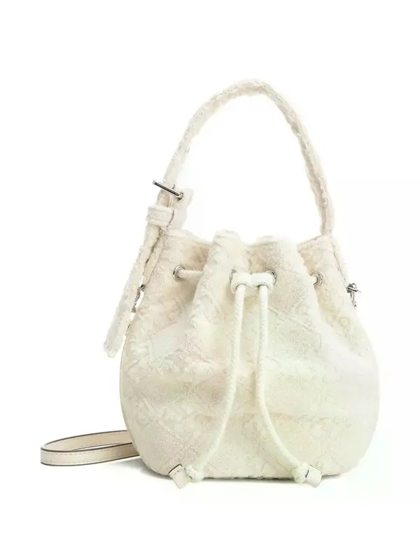 Tory Burch Cotton-blend Bucket Bag - Neutrals