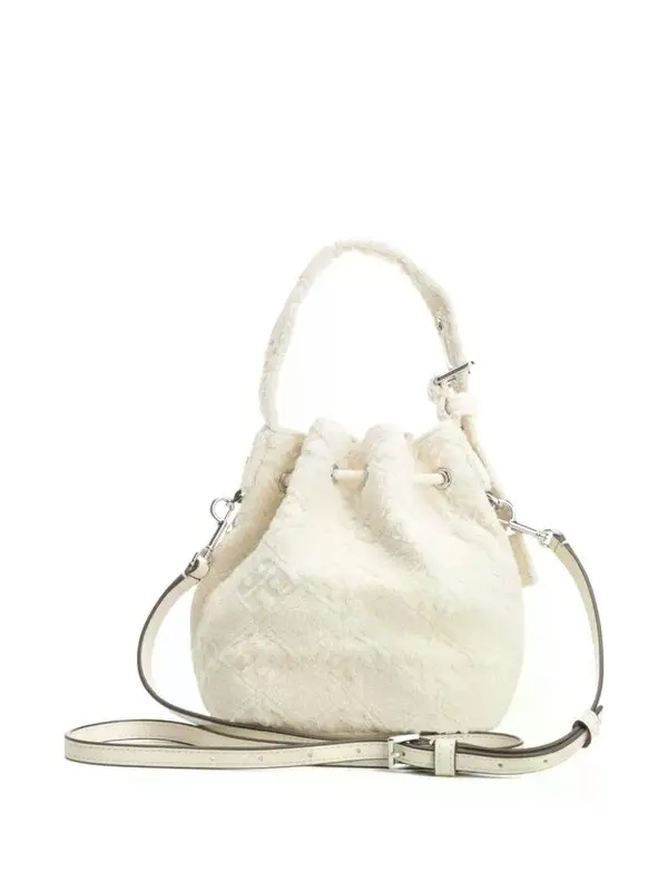 Tory Burch Cotton-blend Bucket Bag - Neutrals