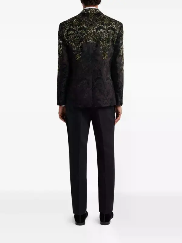 Etro Floral-embroidered Single-breasted Blazer