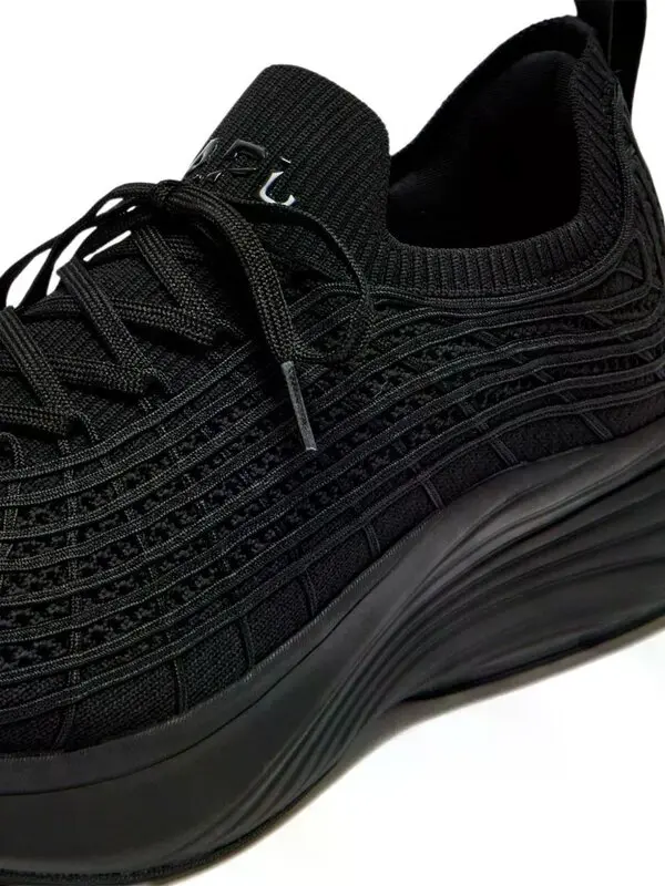 Apl Techloom Zipline Textured Sneakers - Black