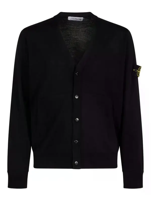 Stone Island Logo-patch Buttoned Cardigan
