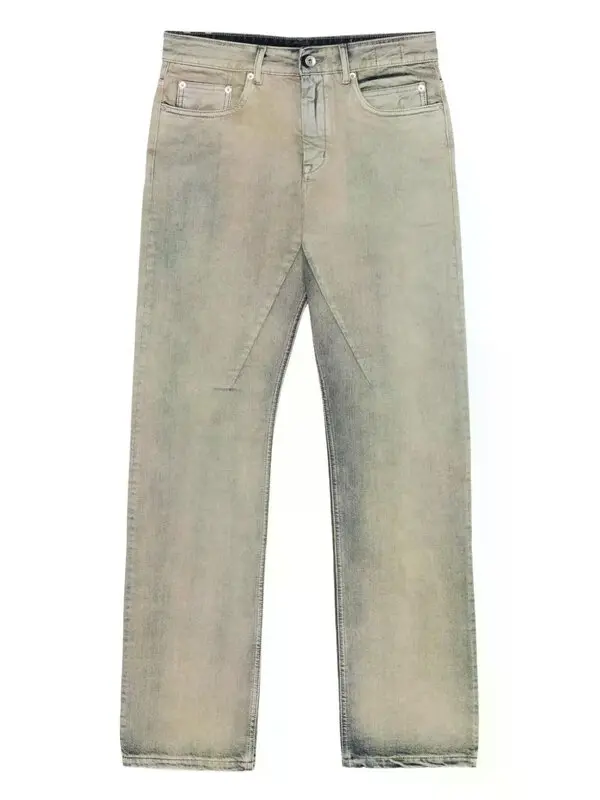 Rick Owens Faded Five-pocket Jeans - Grey