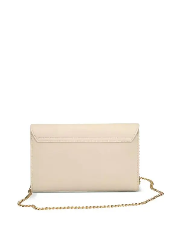 Moschino Logo-plaque Crossbody Bag - Neutrals