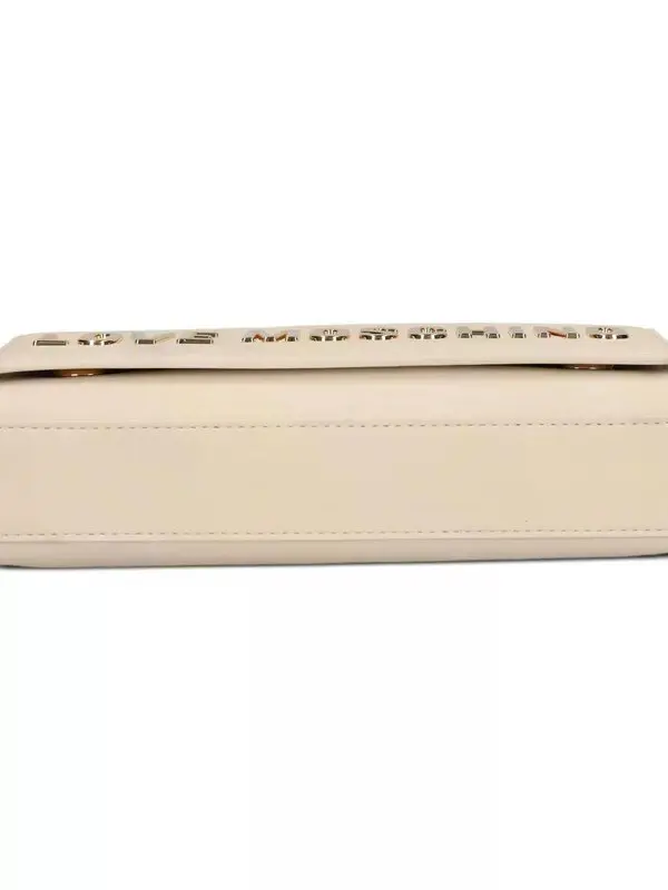 Moschino Logo-plaque Crossbody Bag - Neutrals