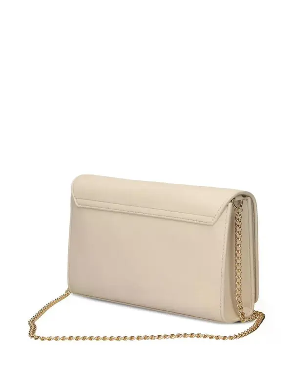 Moschino Logo-plaque Crossbody Bag - Neutrals