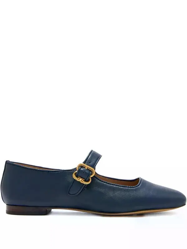 Sam Edelman Michaela Buckle-strap Ballet Flats - Blue