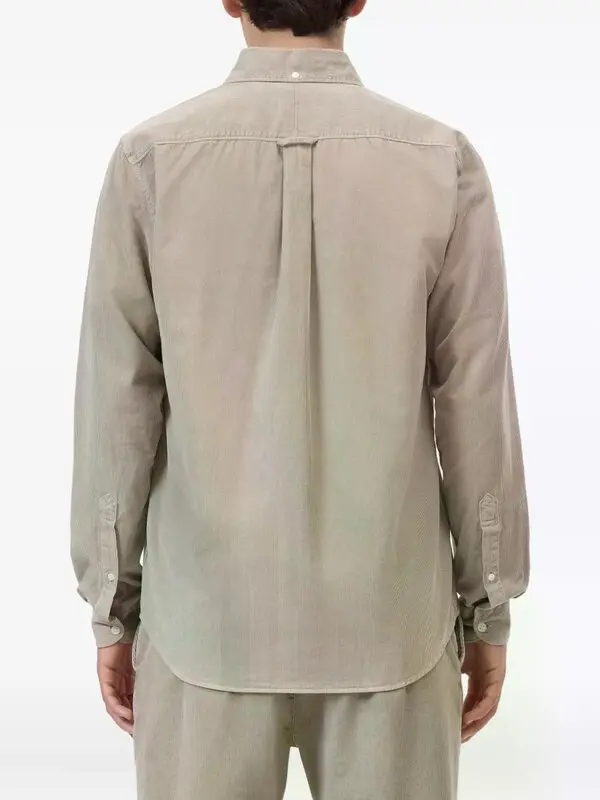 Closed Button-down Corduroy Shirt