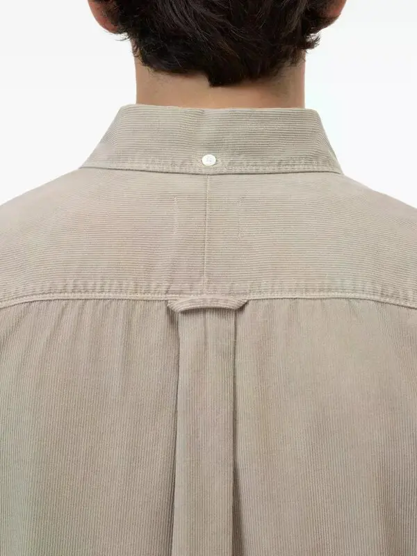 Closed Button-down Corduroy Shirt