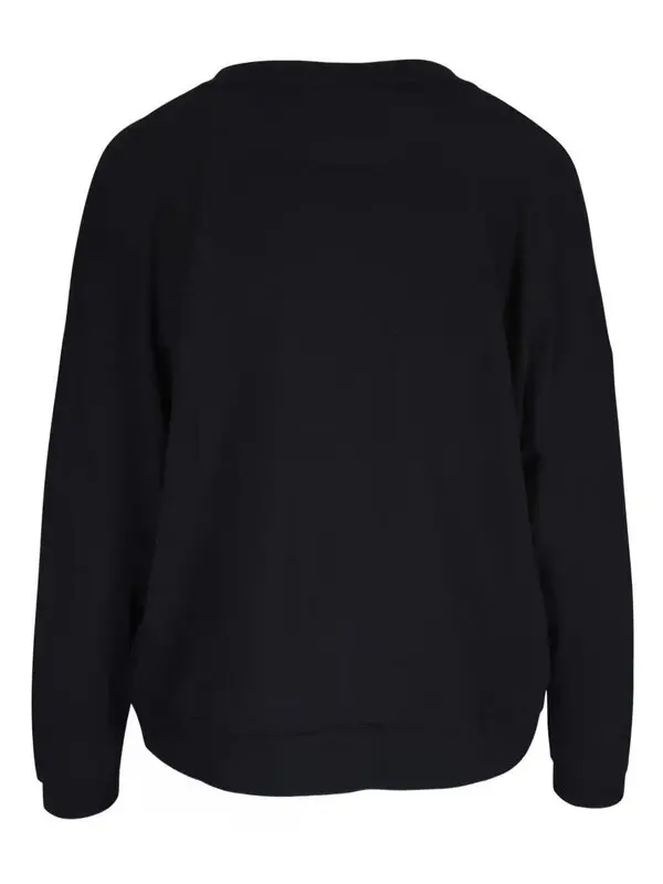 Majestic Filatures Long-sleeves Crew-neck Sweatshirt - Black