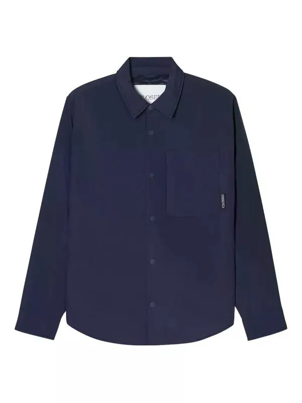 Closed Pocket-patch Shirt Jacket