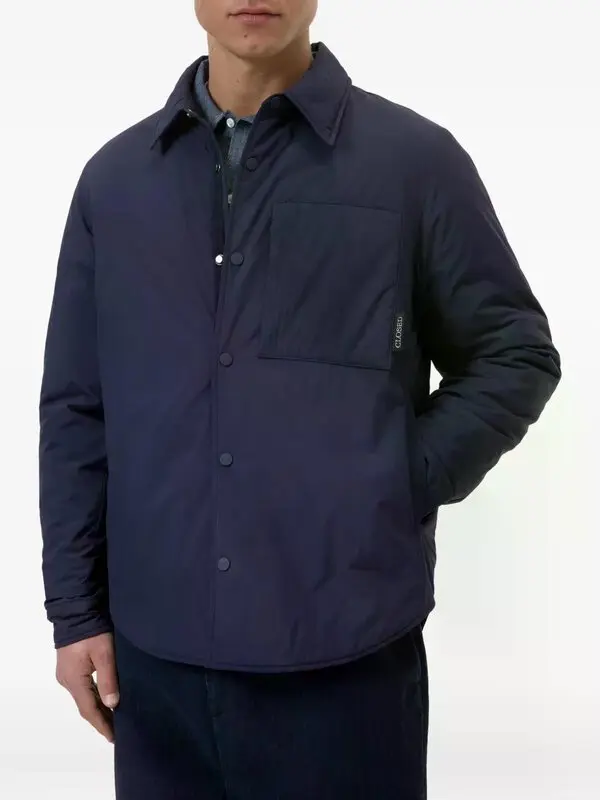 Closed Pocket-patch Shirt Jacket