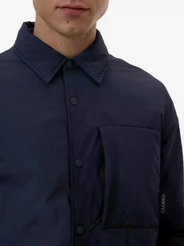 Closed Pocket-patch Shirt Jacket