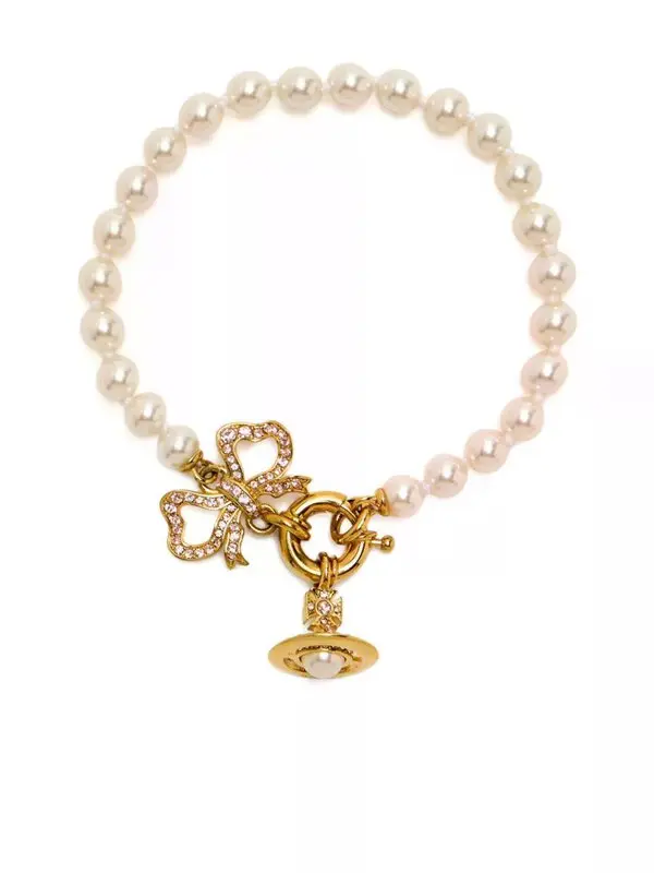 VIVIENNE WESTWOOD Sheryl Pearl Bracelet - Gold