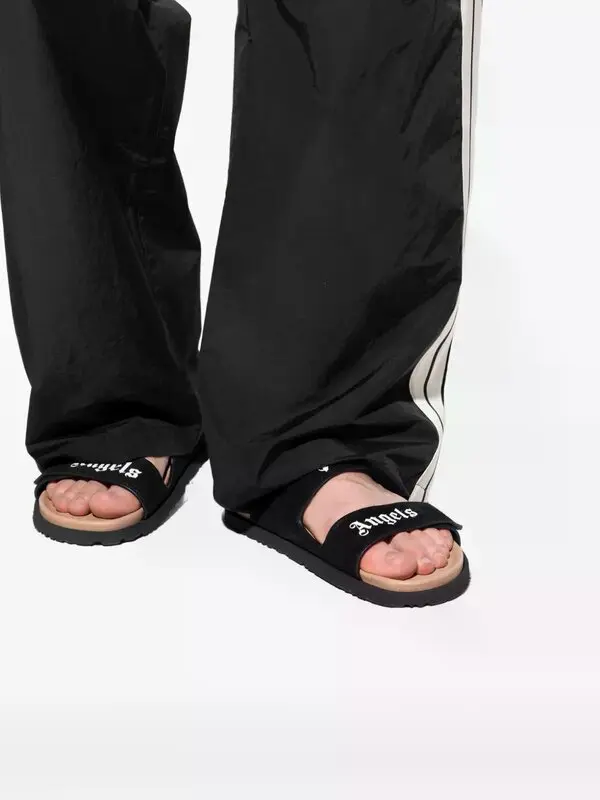 Palm Angels Double-strap Logo Sandals