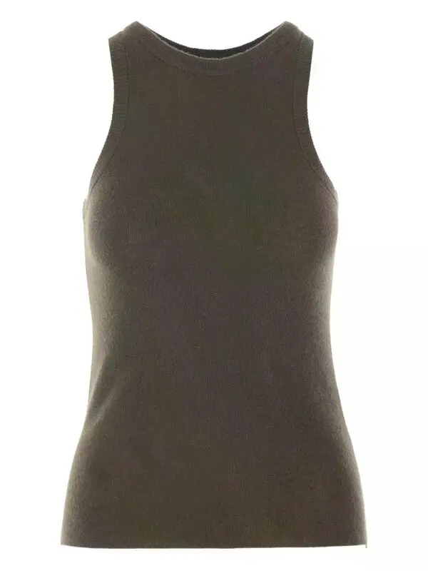 Co Cashmere Crew-neck Top - Brown