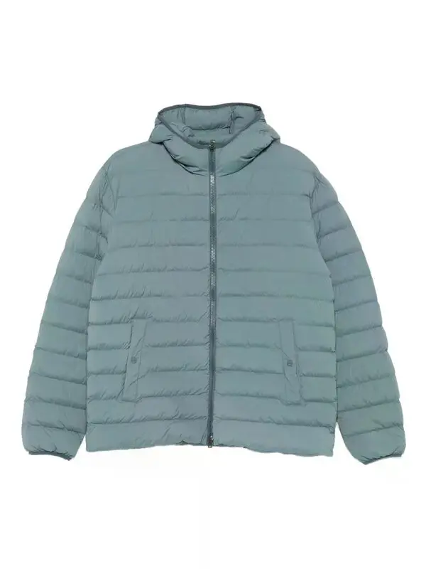Herno Hooded Padded Jacket - Blue