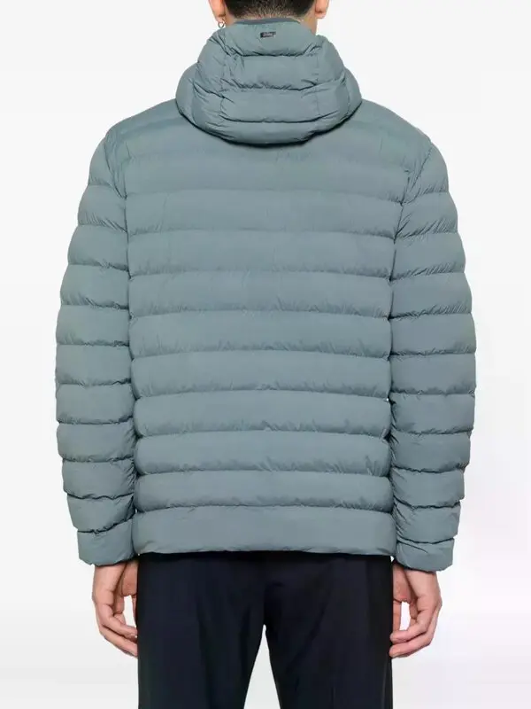 Herno Hooded Padded Jacket - Blue