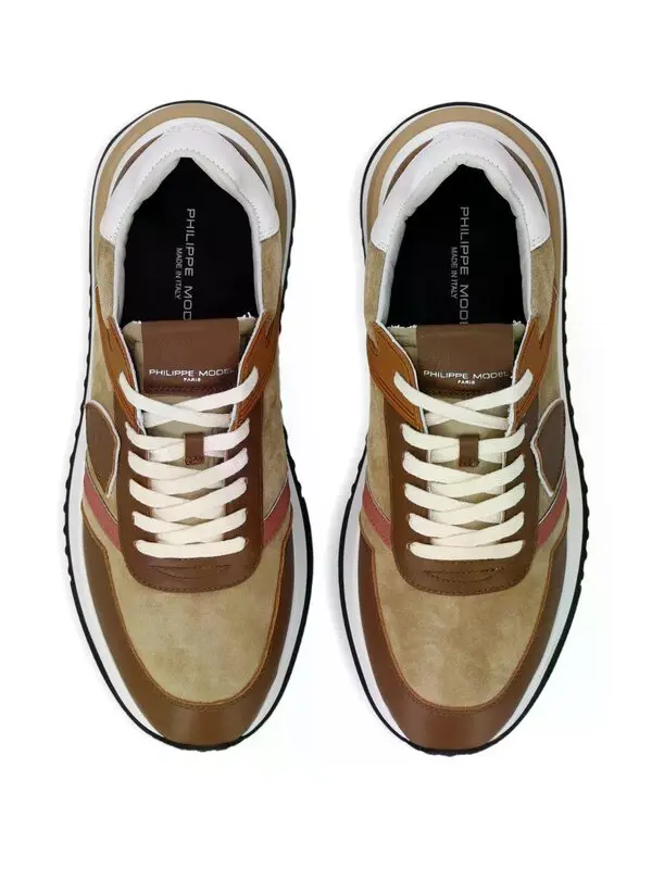 Philippe Model Panelled Sneakers - Brown