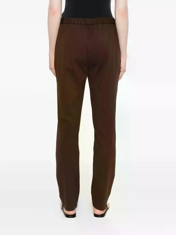 Fabiana Filippi Pleated Drawstring Trousers - Brown