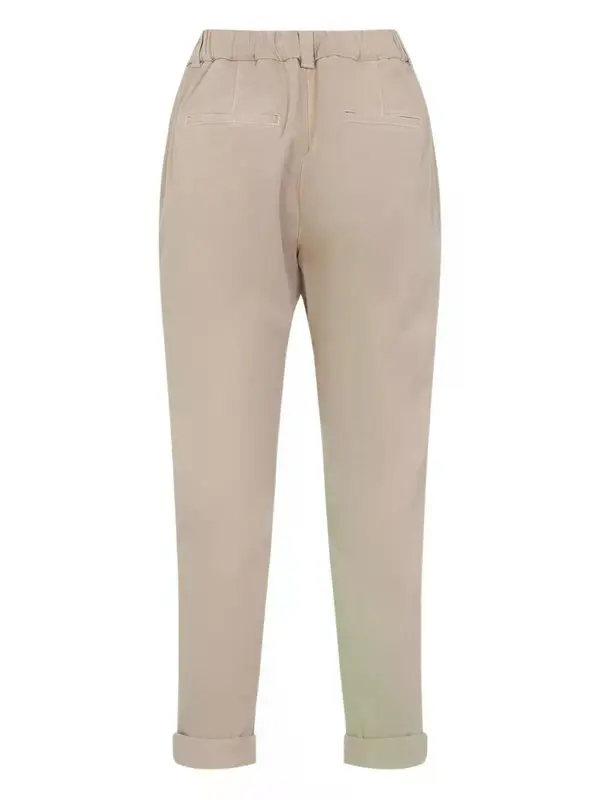 Peserico Cuffed Cotton Trousers