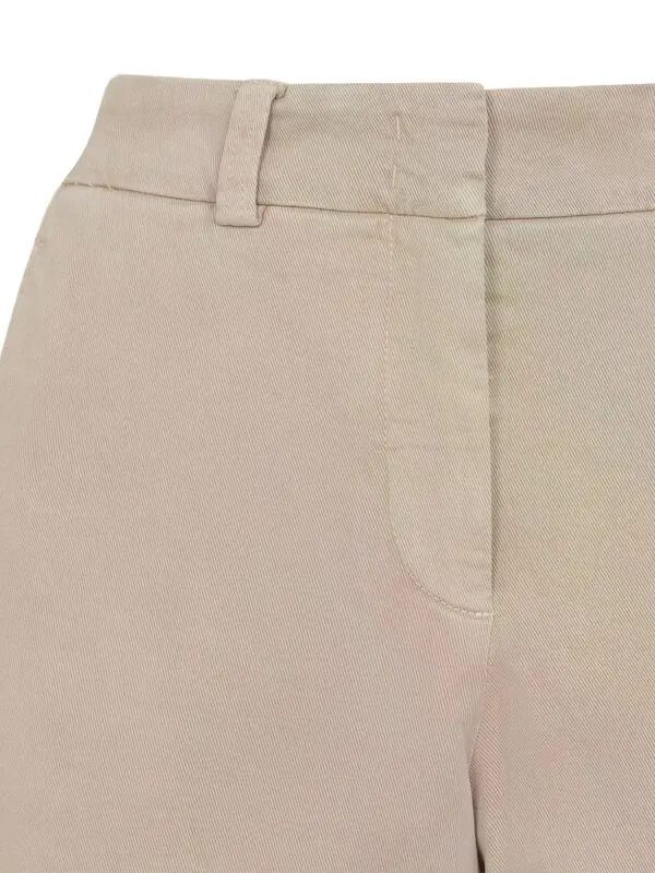 Peserico Cuffed Cotton Trousers