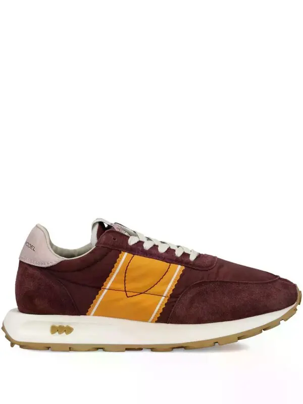 Philippe Model Suede Panelled Sneakers