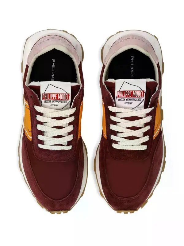 Philippe Model Suede Panelled Sneakers